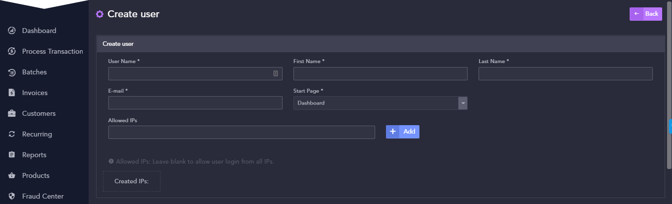 Accept.Blue Virtual Terminal User Guide
