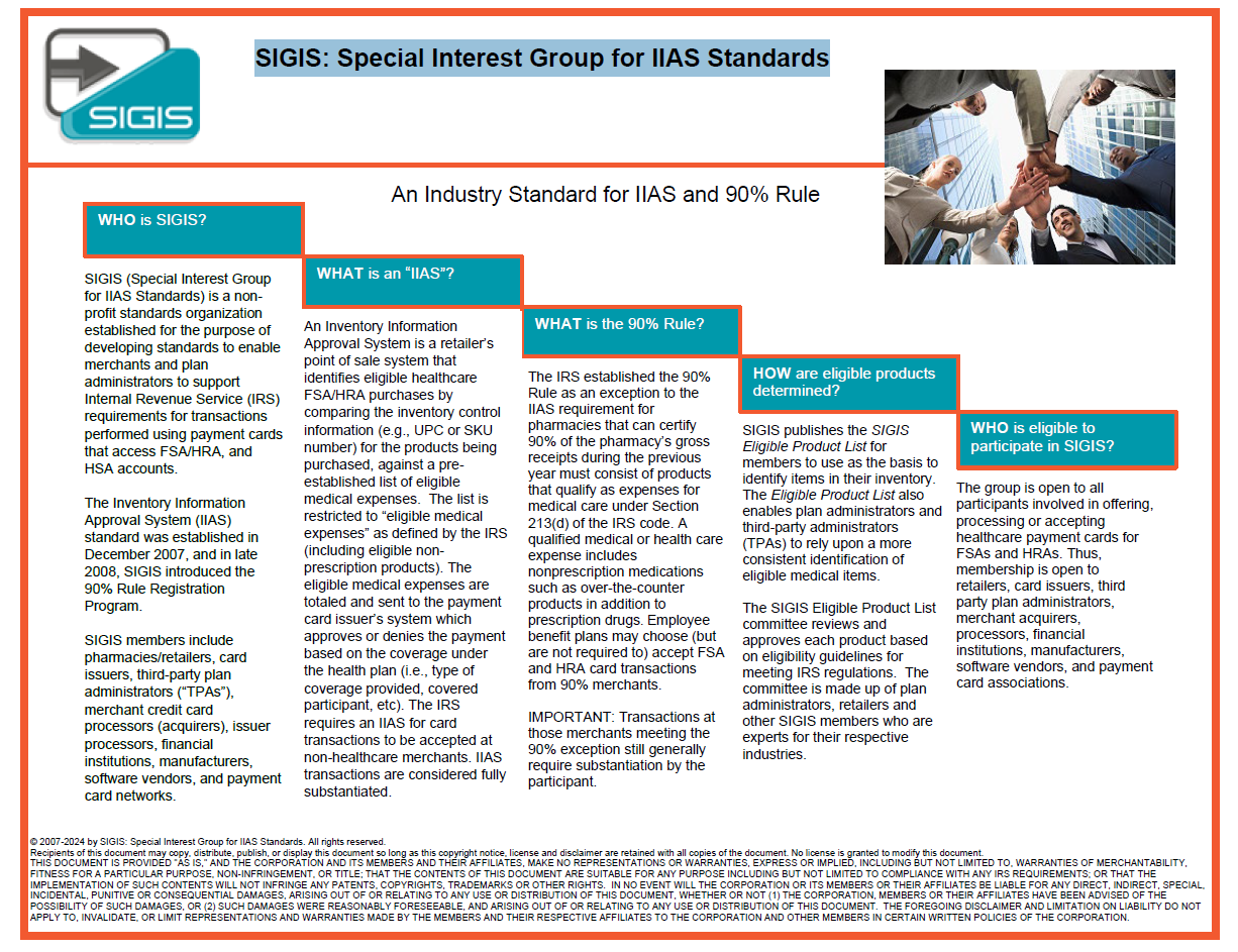 SIGIS: Special Interest Group for IIAS Standards